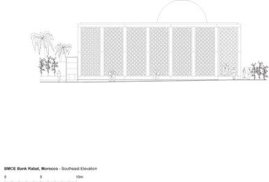 Beautiful bank architecture with Islamic inspired pattern by Foster ...