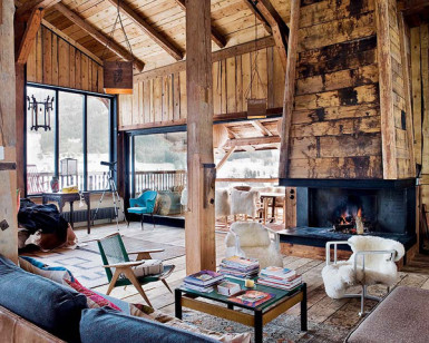 Vintage French Alps Chalet For Your Snow Filled Holidays | Decoist