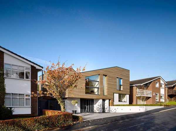 Manchester Residence Gets a Modern Makeover Encased in Warm Wooden ...