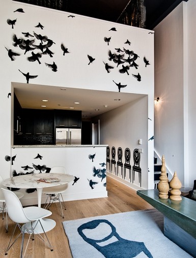 Birds-Inspired Home Decorations: Prints, Wallpaper and Wall Art