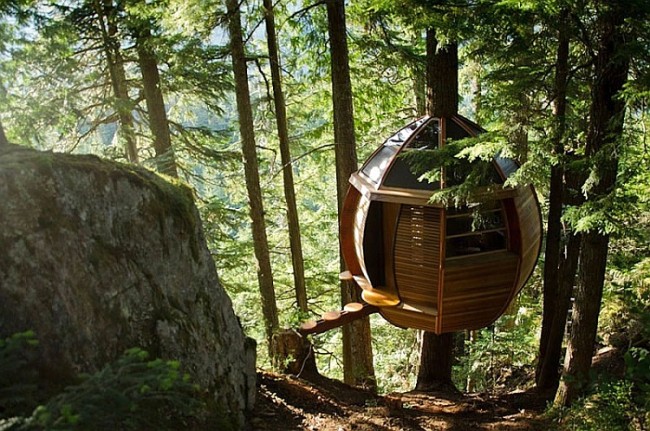 Tranquil Treehouse Cabin In Canada Offers A Getaway Concealed By Nature ...