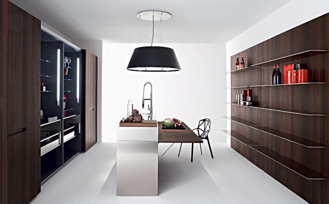 Modern Kitchen With Space-Saving Solutions, Design Ideas
