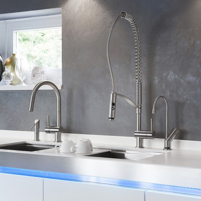 Exquisite Kitchen Faucets Merge Italian Design With Elegant Aesthetics ...