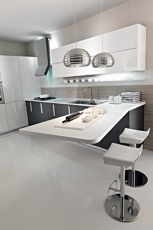 Innovative Contemporary Kitchen WIth Efficinet Storage Solutions