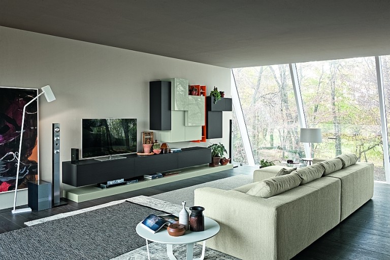 15 Versatile Modular Living Room Units, Trendy Contemporary Designs
