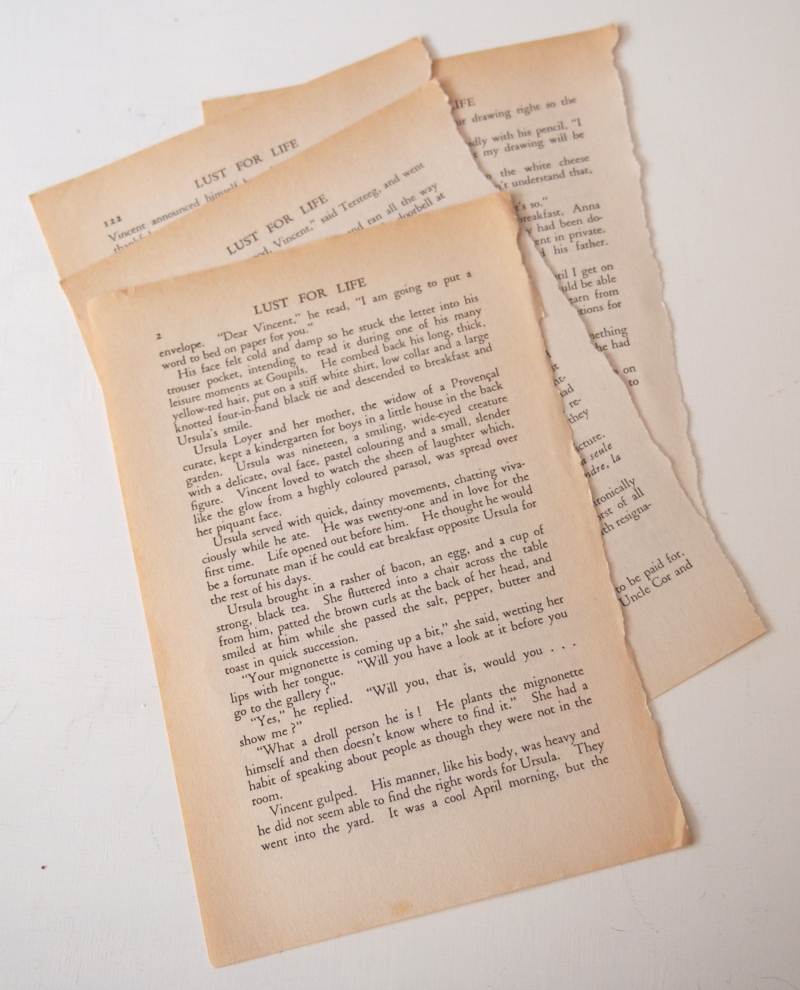 DIY Turn Old Book Pages Into Artwork Decoist