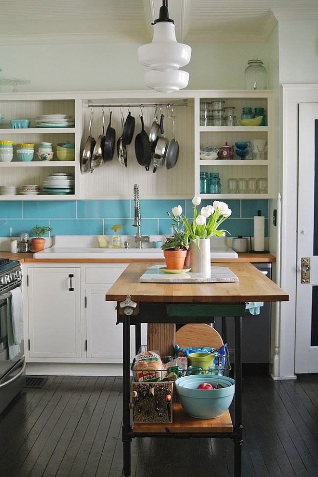 24 Tiny Island Ideas for the Smart Modern Kitchen | Decoist