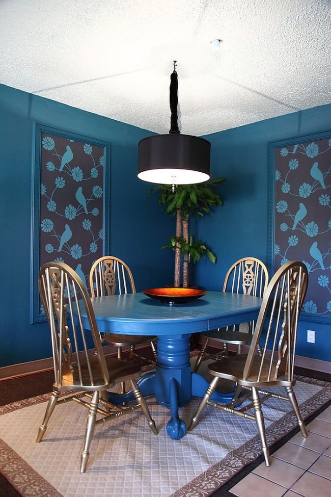 Blue Dining Rooms: 18 Exquisite Inspirations, Design Tips