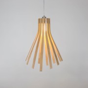 20 Simple and Sculptural Wooden Pendant Lights | Decoist