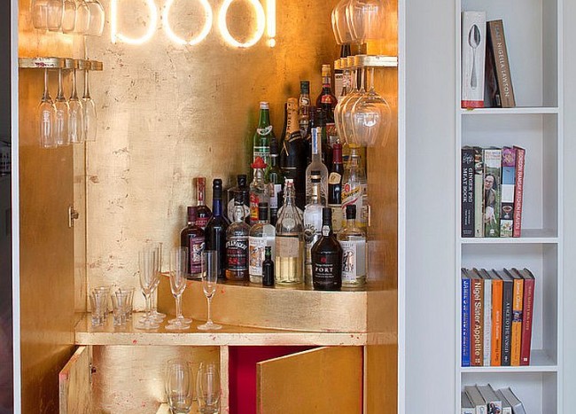 20 kleine Hausbar-Ideen und platzsparende Designs | Maria Kani