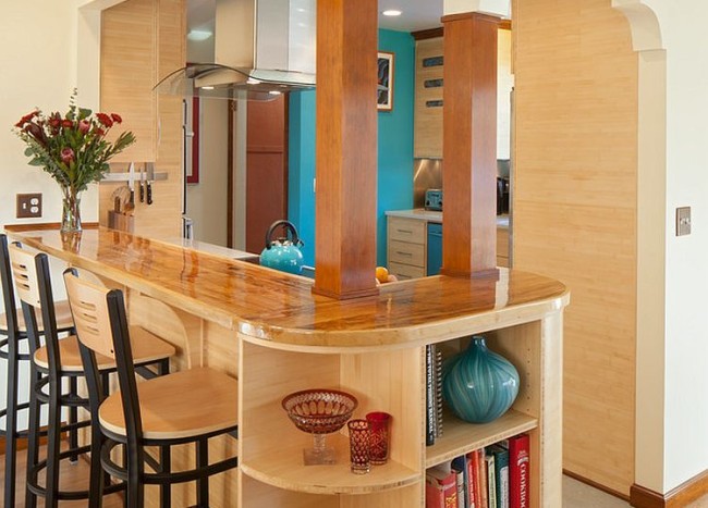 Trendy Display: 50 Kitchen Islands with Open Shelving | Decoist