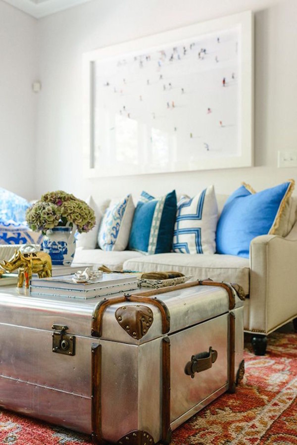 16 Old Trunks Turned Coffee Tables That Bring Extra Storage and ...