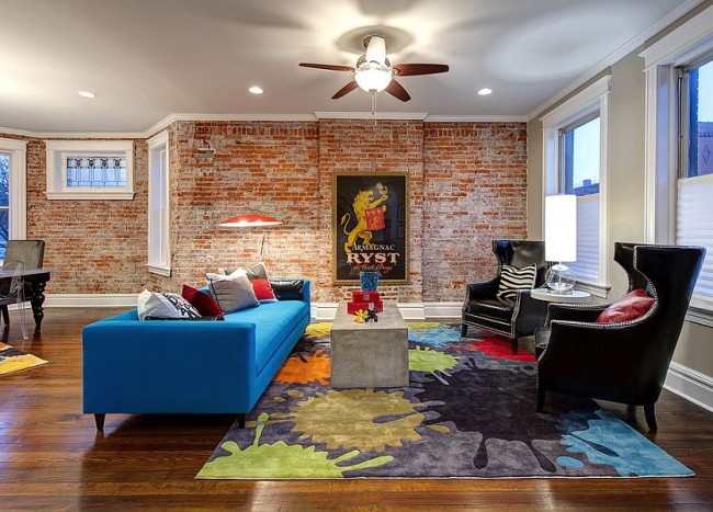 Brick Accent Walls: 100 Exposed Brick Wall Designs & Ideas to Enhance ...
