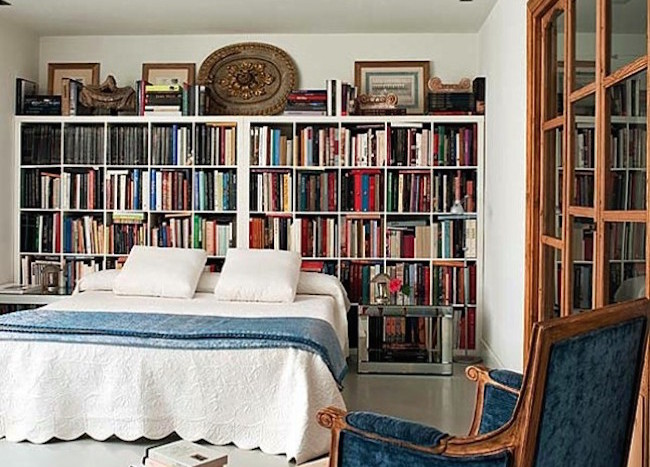 17 DIY Bookcase Headboard Design Ideas