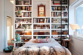 17 Bookshelves That Double as Headboards – Apartments Design Blog
