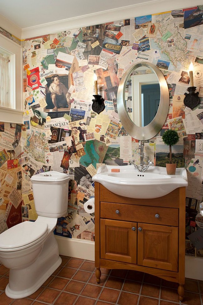 Craft Your Style: Decoupage and Decorate with Custom Wallpaper | Decoist