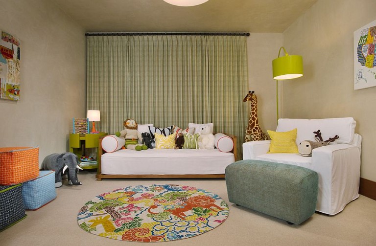 A Perfect Blend Combing The Playroom And Guestroom In Style