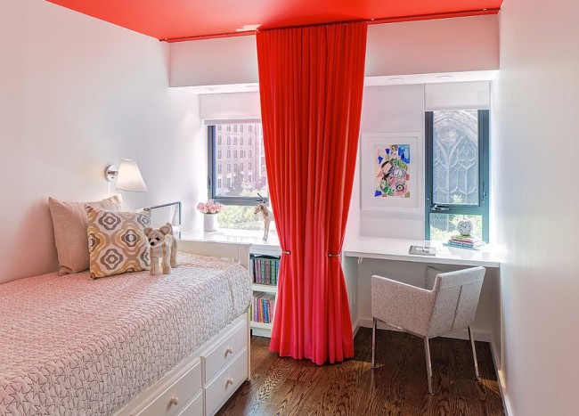 Fiery and Fascinating: 25 Kids' Bedrooms Wrapped in Shades of Red | Decoist