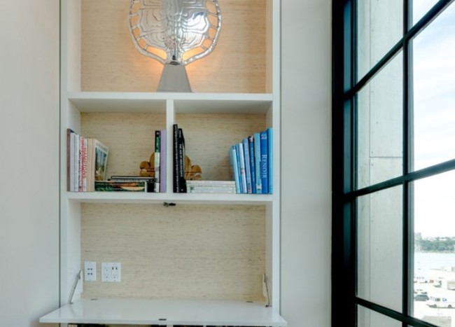 42 Space-Saving Fold Down Desks To Maximize Productivity