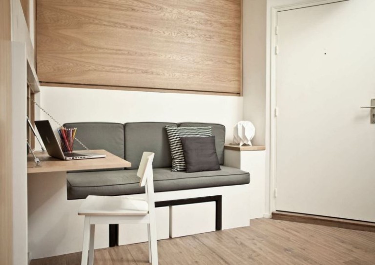 20 Space-Saving Fold Down Desks To Maximize Productivity