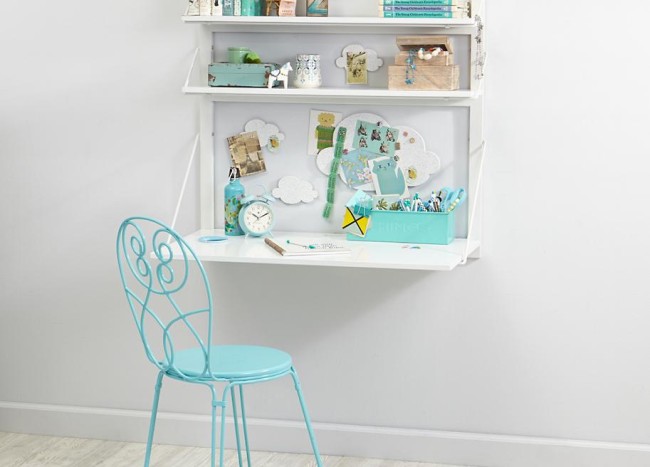 42 Space-Saving Fold Down Desks To Maximize Productivity