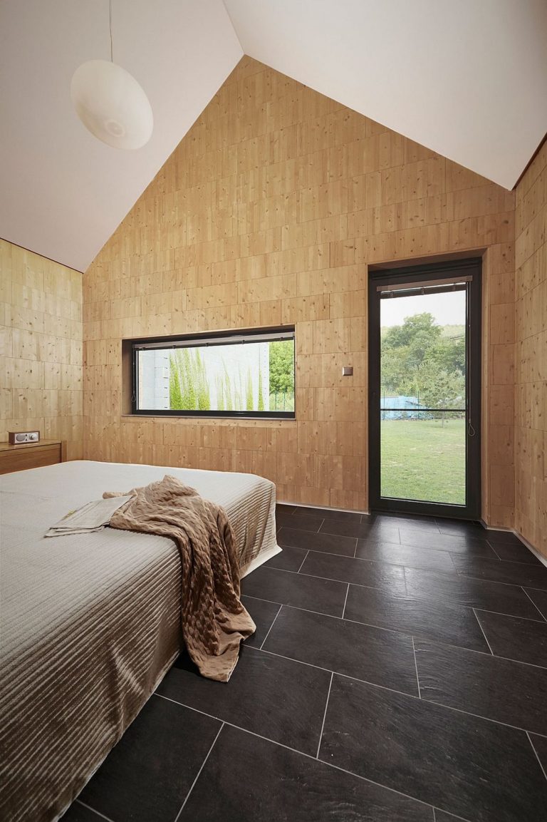 STEKO Wooden Blocks Create a Cozy Home in Scenic Slovakian Hills | Decoist