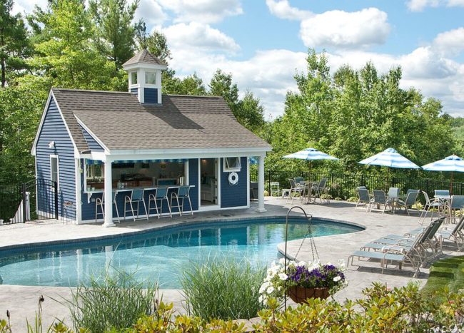 41 Pool House Designs To Complete Your Dream Backyard Retreat