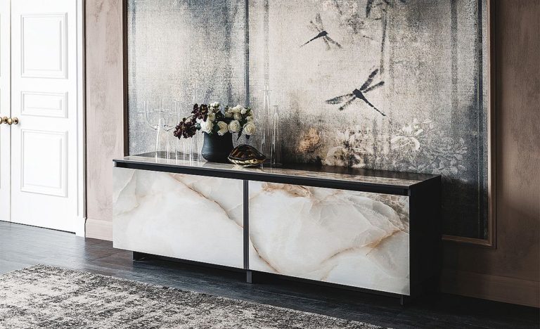 Cool Contemporary Sideboards Usher in Geo Style and Textural Charm ...