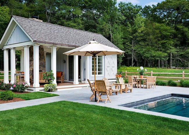 41 Pool House Designs To Complete Your Dream Backyard Retreat