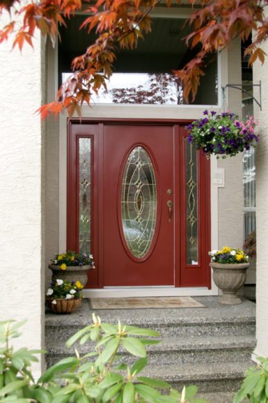 Creating a Charming Entryway with Red Front Doors | Decoist