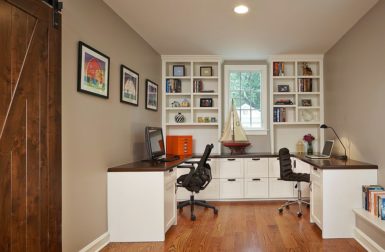 25 Home Office Shelving Ideas for an Efficient, Organized Workspace ...