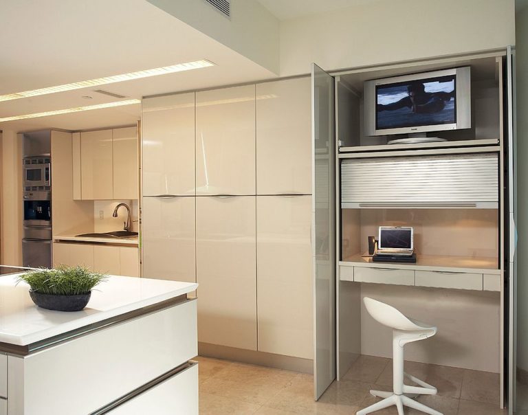 20 Fabulous Kitchen Office Ideas that Save Space in Style! | Decoist
