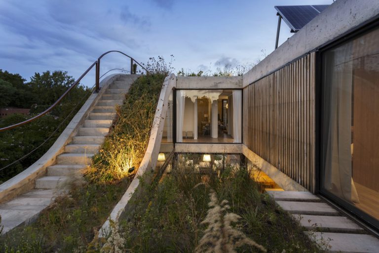 Modern Concrete Home with a Fabulous Garden Spread Across Three ...