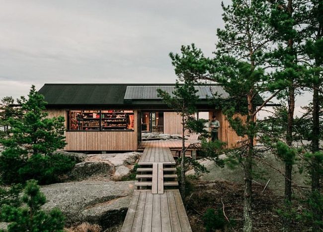 Scandinavian Style Contemporary Cabins Combine Awesome Views with ...