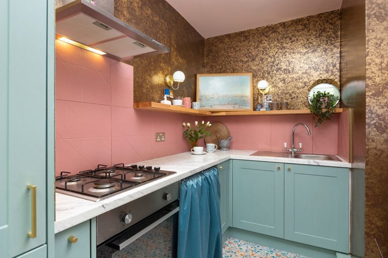 25 Small Eclectic Kitchens Full of Color and Personality | Decoist