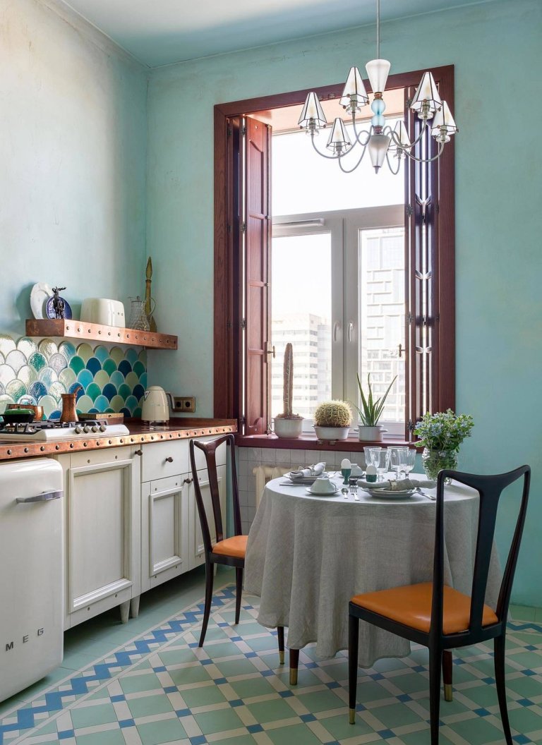 25 Small Eclectic Kitchens Full of Color and Personality | Decoist