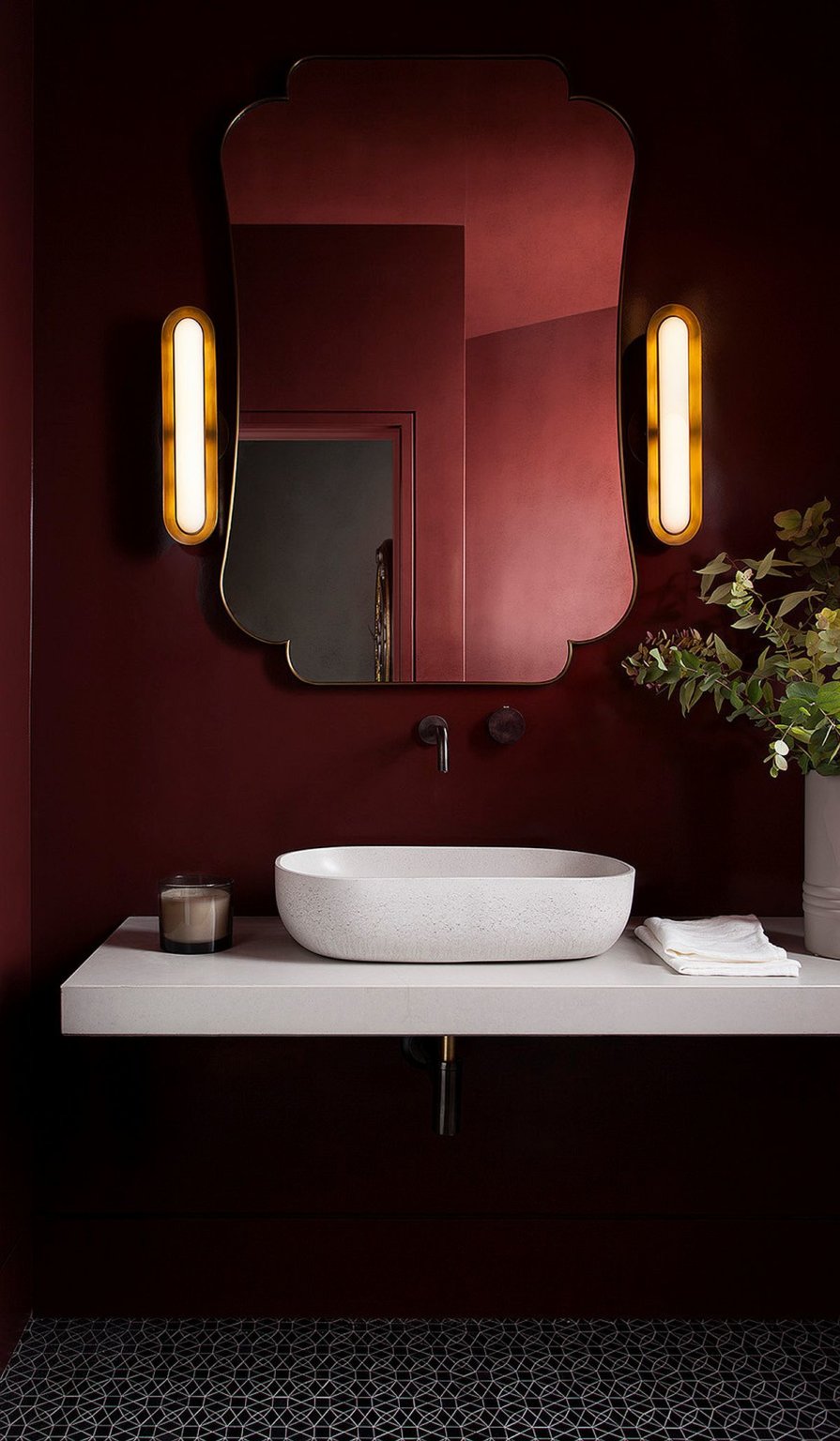 Going Bold: 20 Contemporary Powder Rooms in 10 Spectacular Colors ...