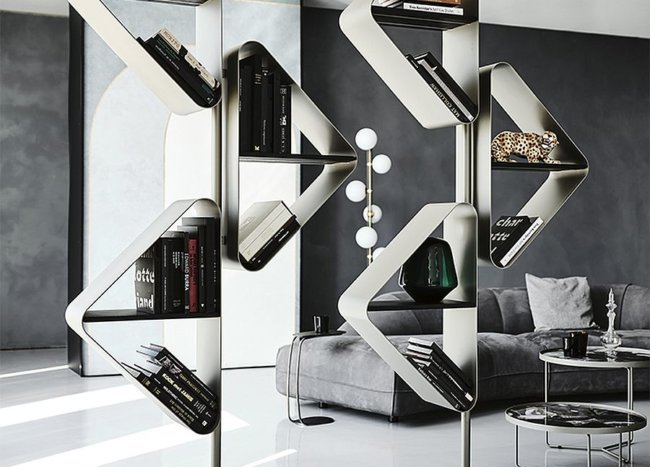 Abstract and Amazing: Geometric Shelves Create Stunning Modern Displays ...