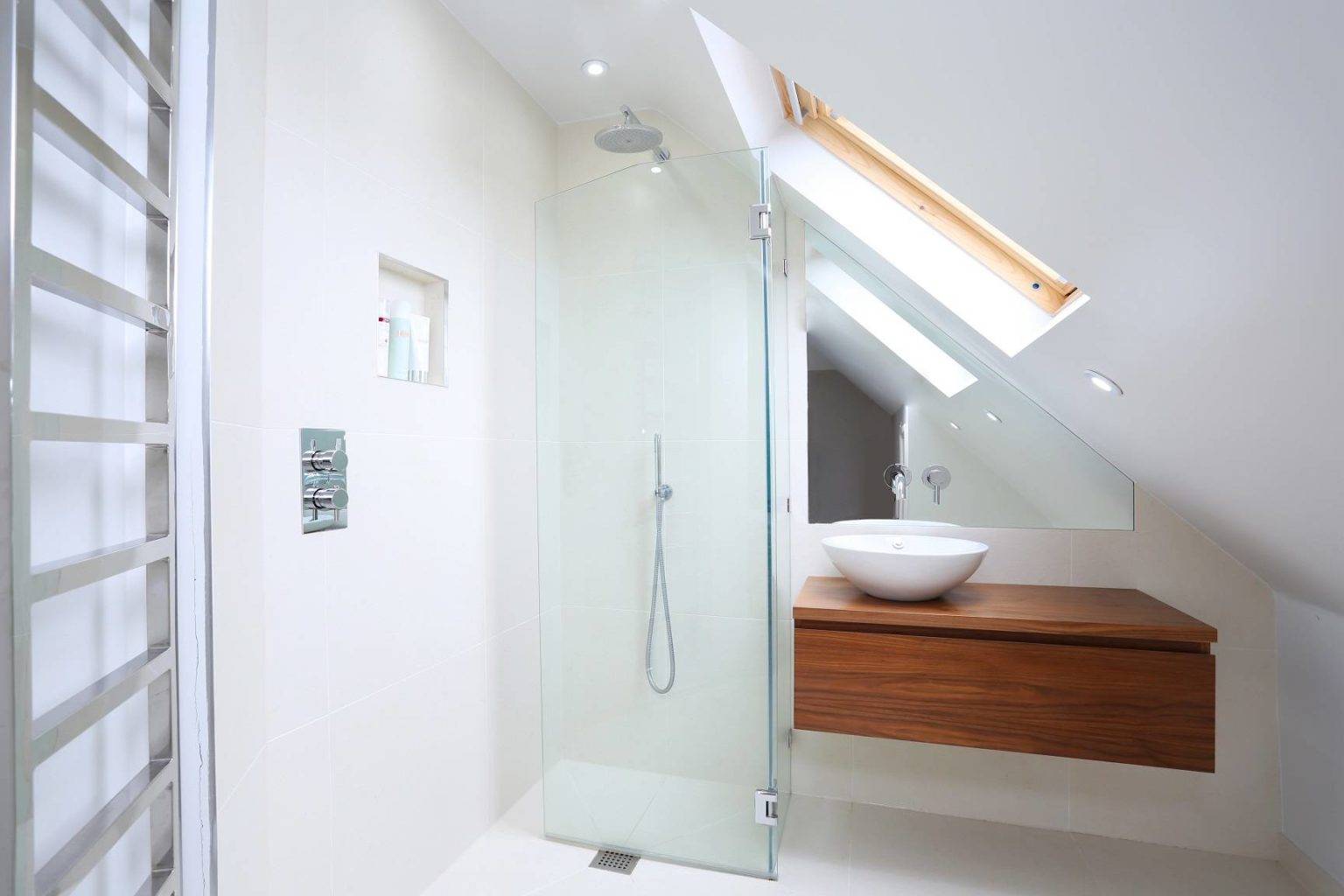 Sloped-Ceiling Designs For Turning That Attic Into an Extra Bathroom ...