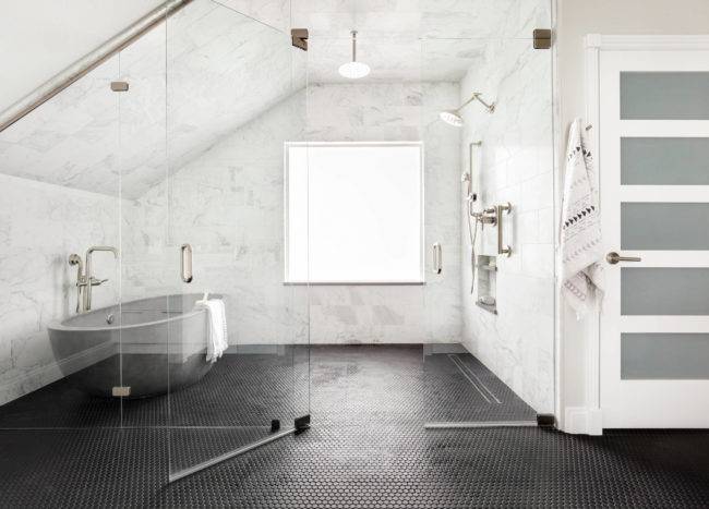 Sloped-Ceiling Designs For Turning That Attic Into an Extra Bathroom ...