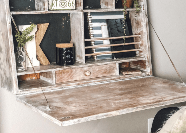 42 Space-Saving Fold Down Desks To Maximize Productivity