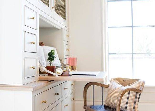 42 Space-Saving Fold Down Desks To Maximize Productivity