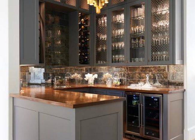 43 Wet Bar Ideas: Modern Inspirations for Basements, Kitchens, and More ...
